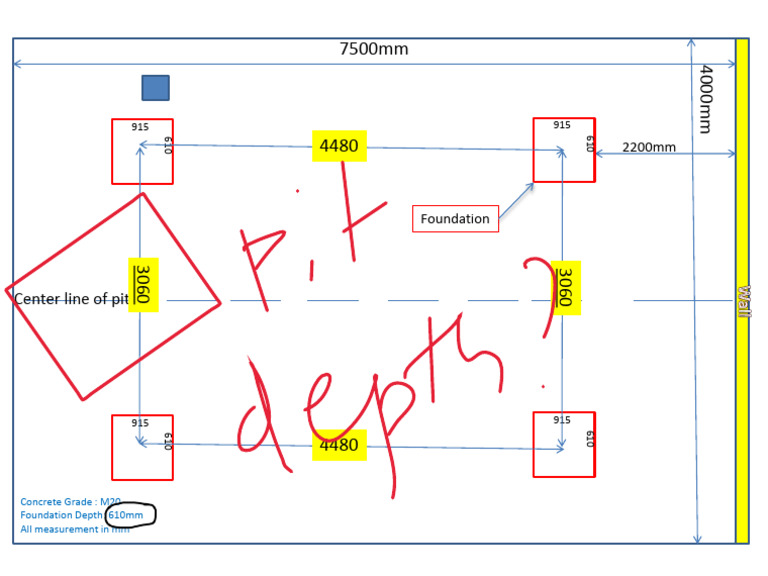 Wheel Alignment Foundation Diagram | PDF