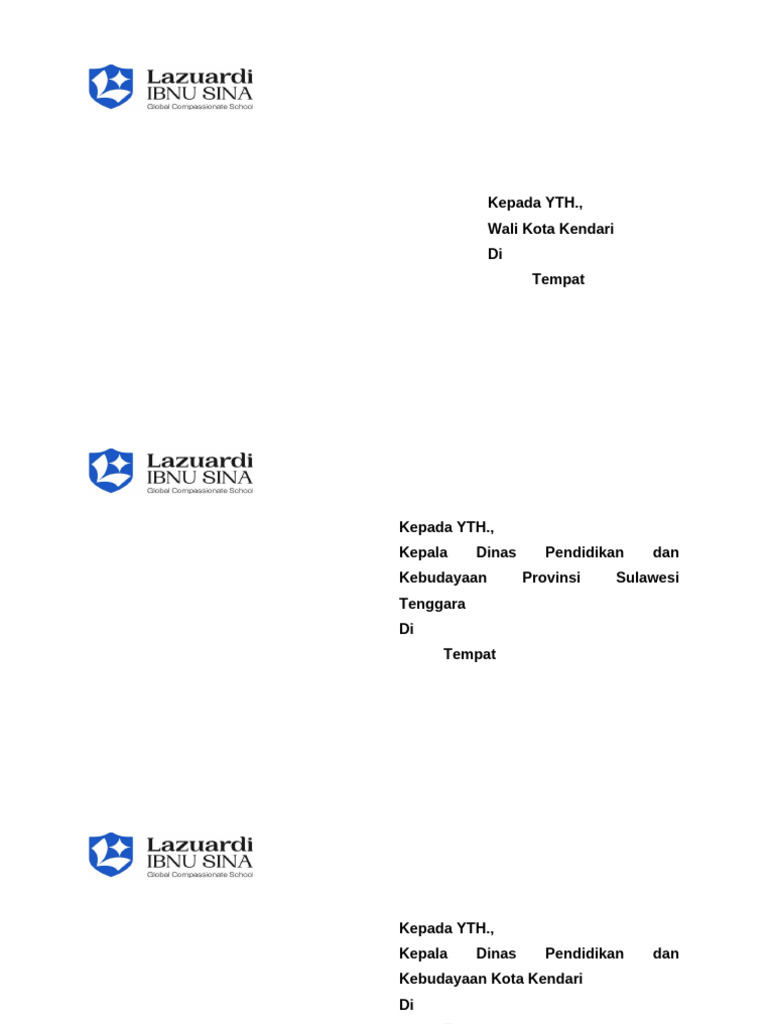 Format Amplop | PDF