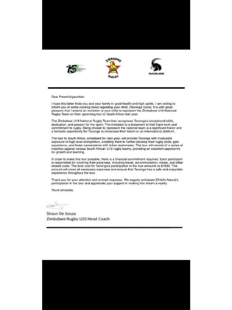 Rugby Form | PDF