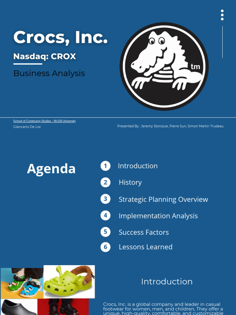 Crocs Presentation | PDF | Economies | Business
