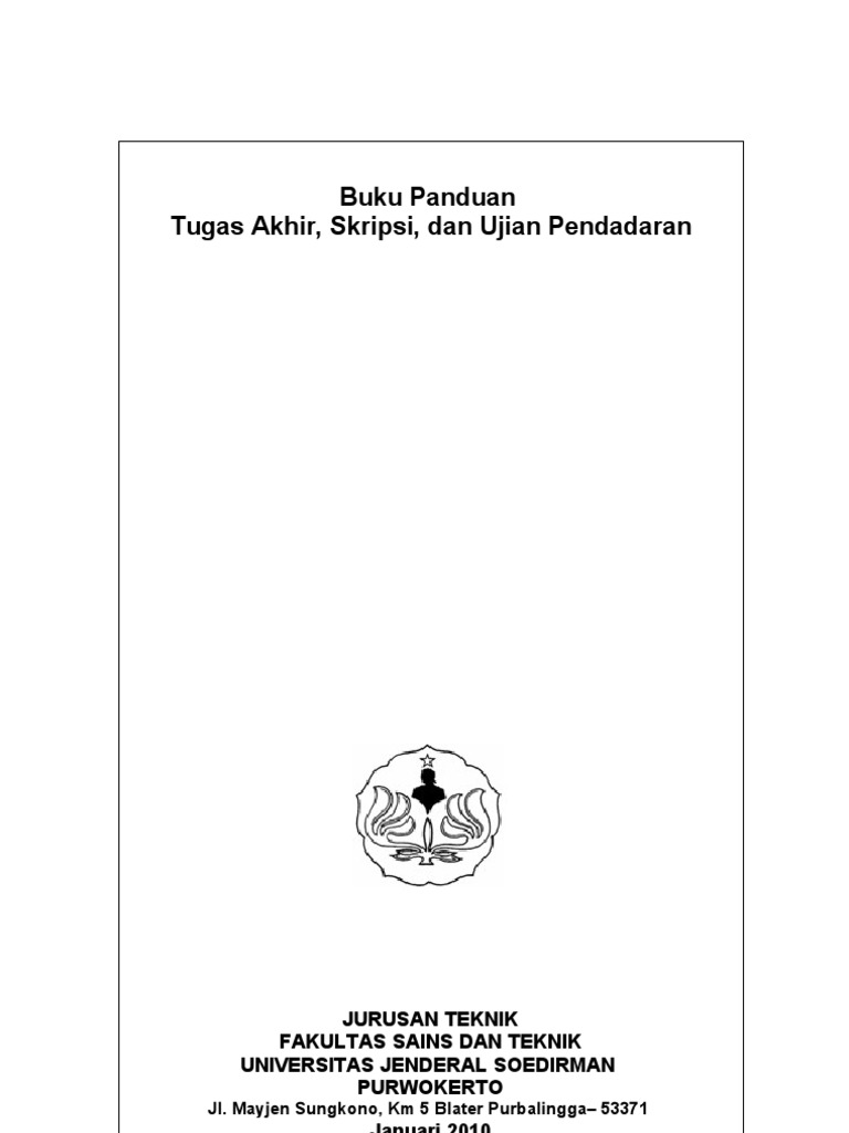 Draft Buku Pedoman TA Teknik 2 | PDF