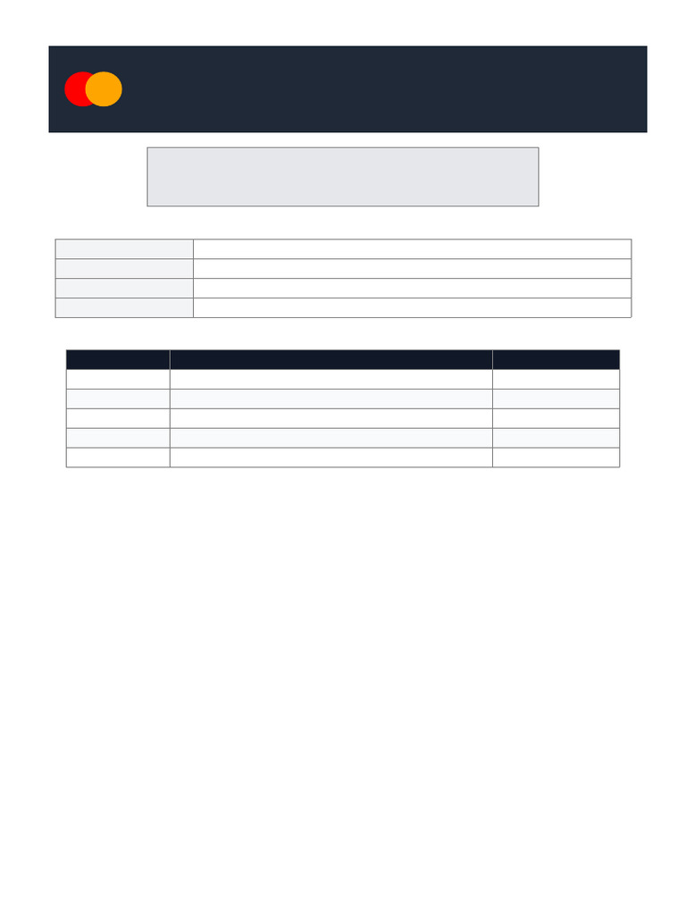Lively Redacted Mastercard Statement | PDF