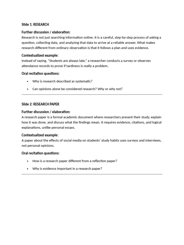 Research Discussion | PDF | Methodology | Survey Methodology