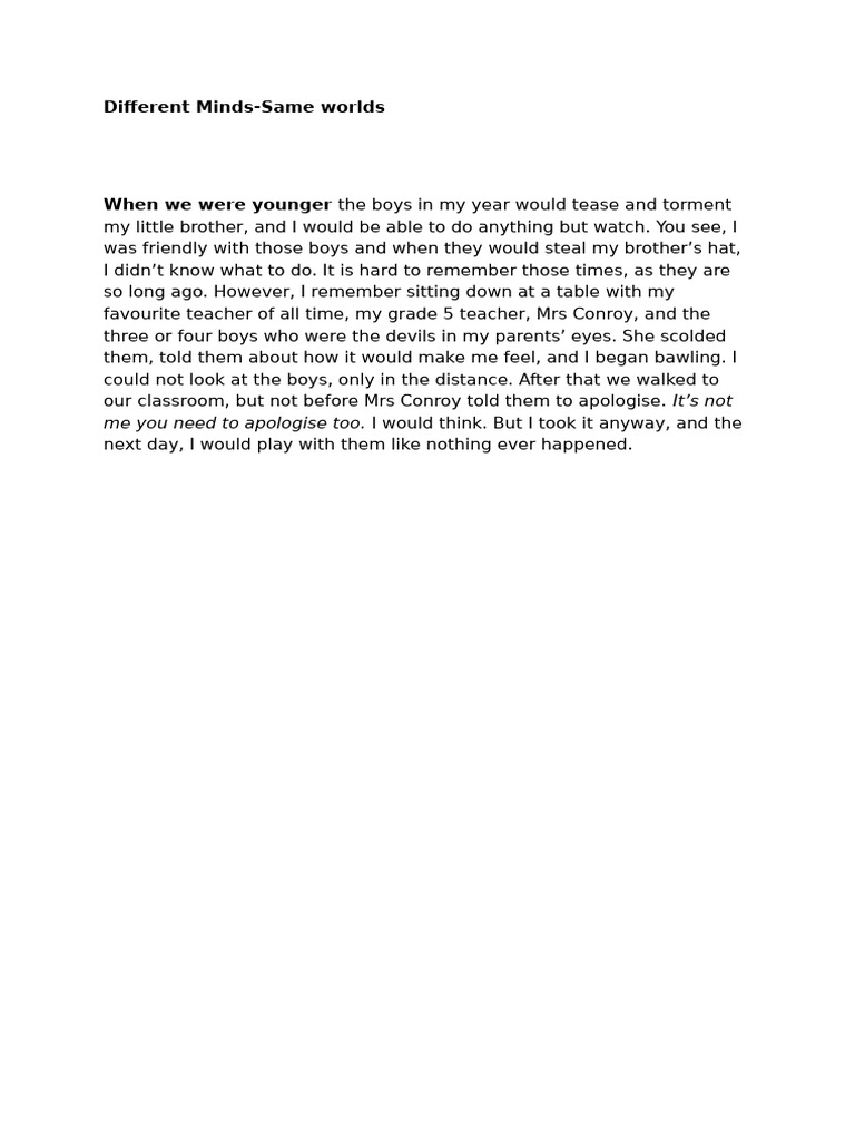 Different Minds | PDF