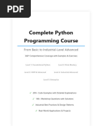 Coddy Python Fundamentals Course | PDF | Control Flow | Python ...