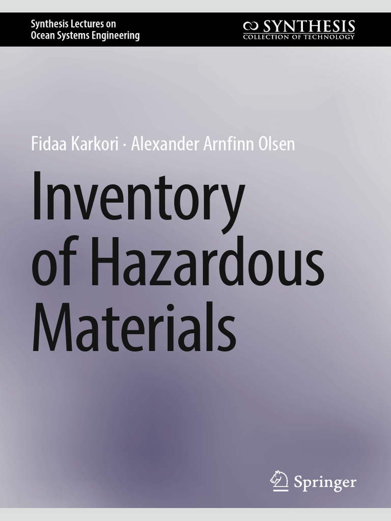 Inventory of Hazardous Materials (2025) | PDF