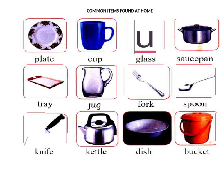 Common Items Found at Home | PDF