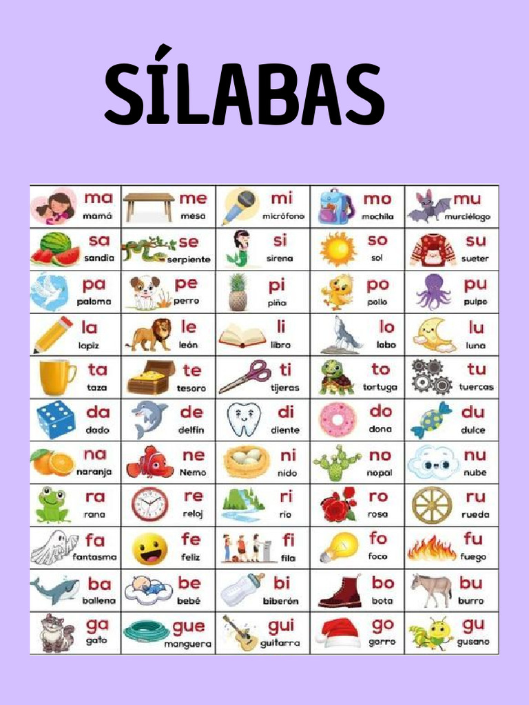 Silabas | PDF