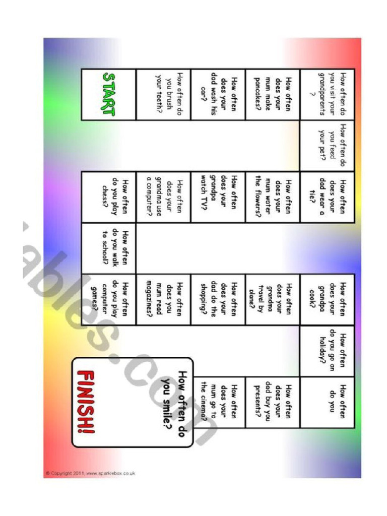 How Often Game | PDF