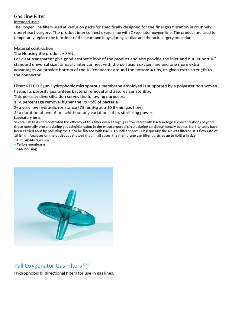 Gas Line Filter - Usability Engineering | PDF | Medical Specialties ...
