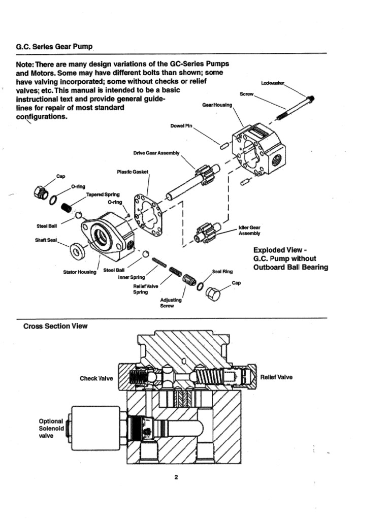 Ratchet Pump and Motor | PDF