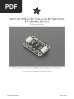 BNO055 Orientation Sensor Guide | PDF | Arduino | Computer Science