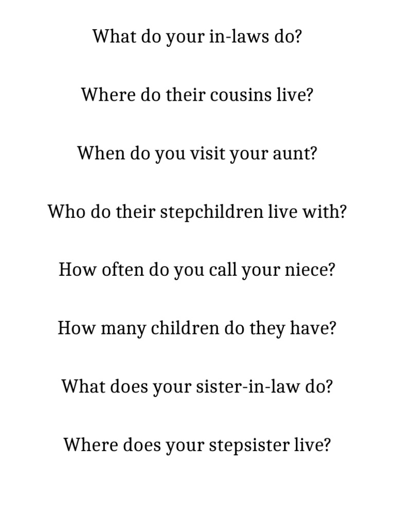 Information Questions Present Simple | PDF