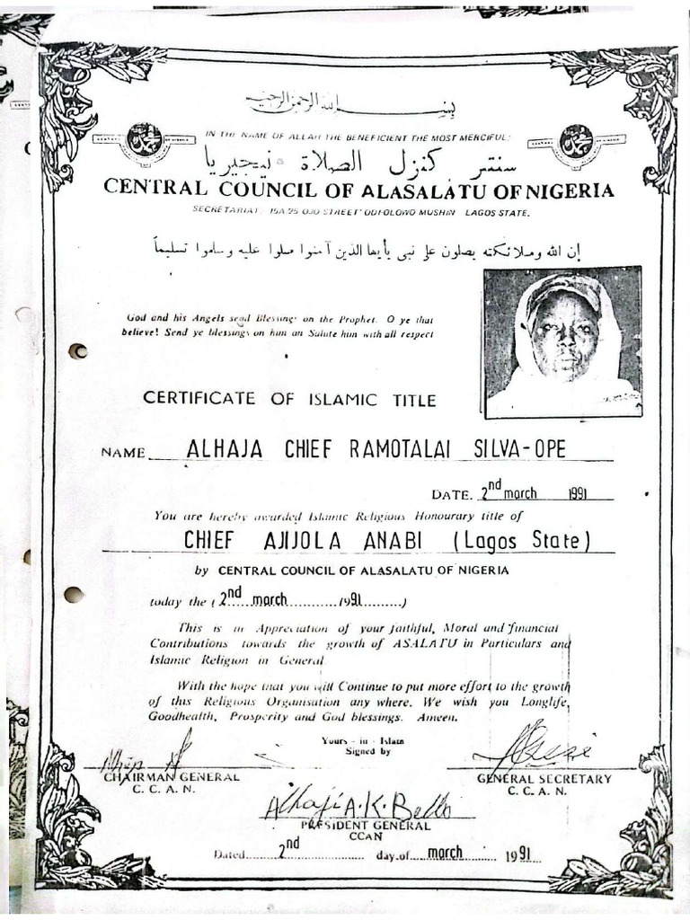 Turbaning Certificates | PDF