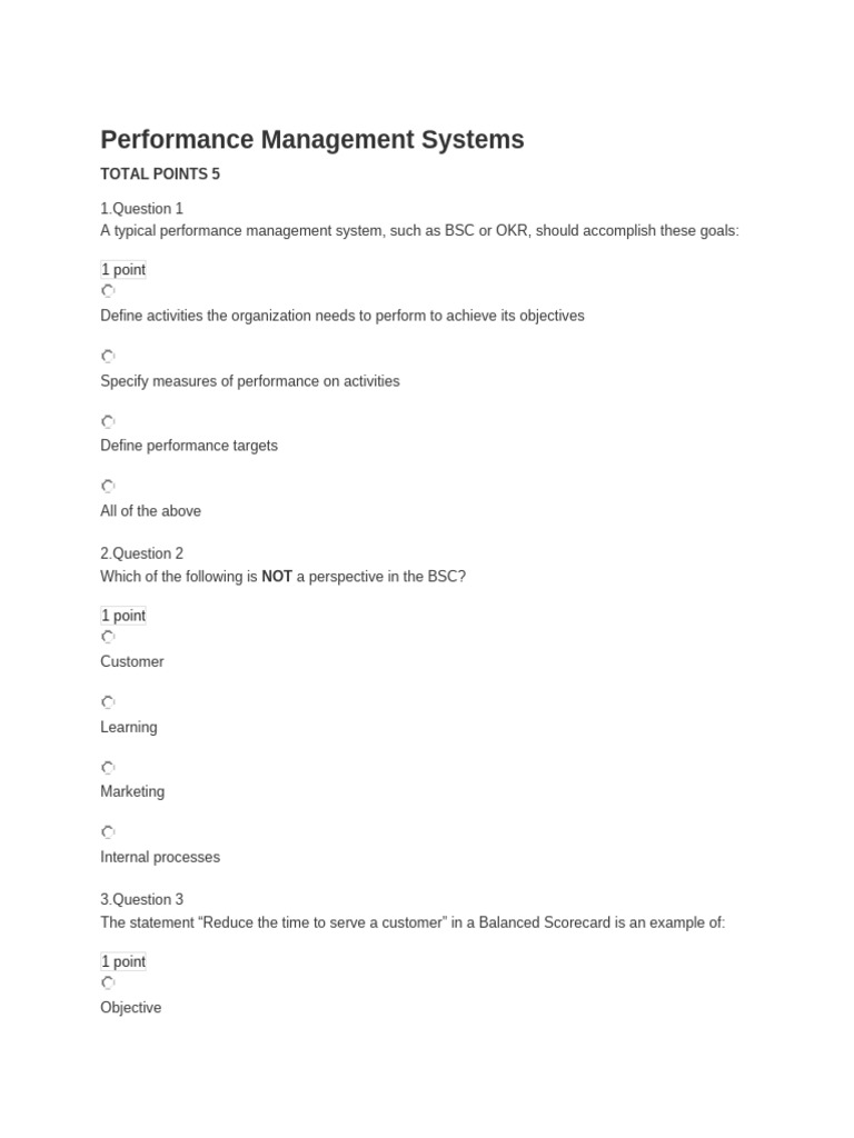 Quiz Strategy Implementation | PDF