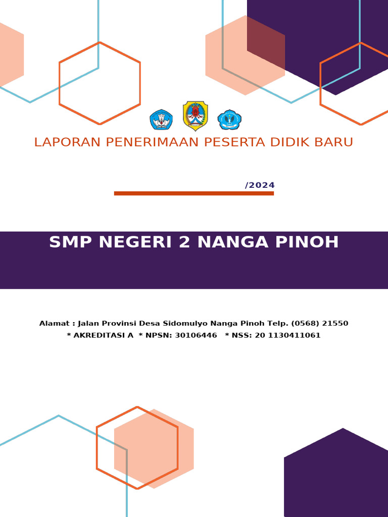 Cover Laporan PPDB 2023-2024 | PDF