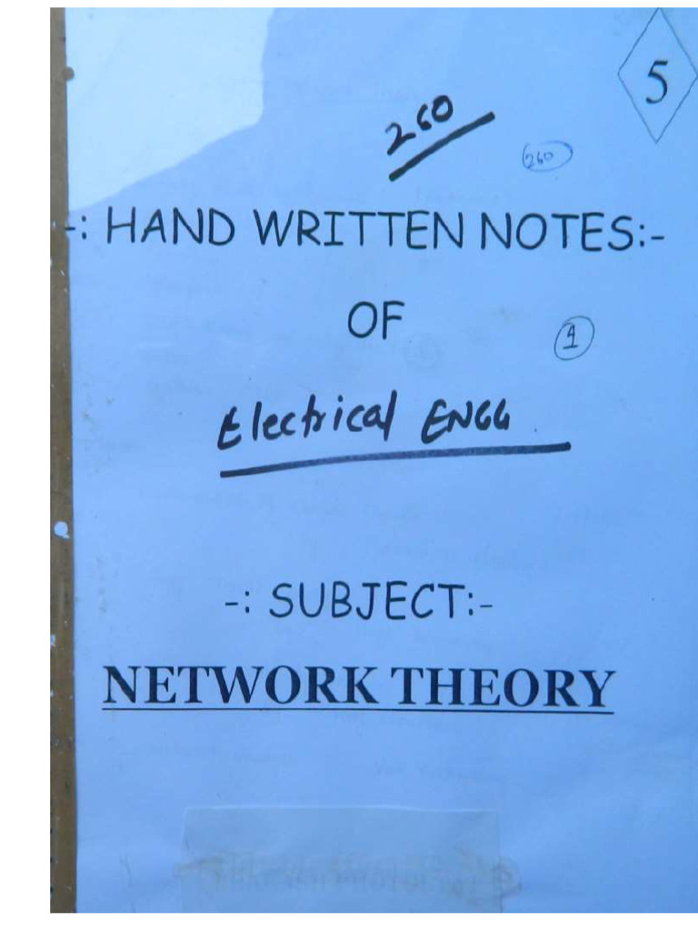 1.Network Theory Gate | PDF