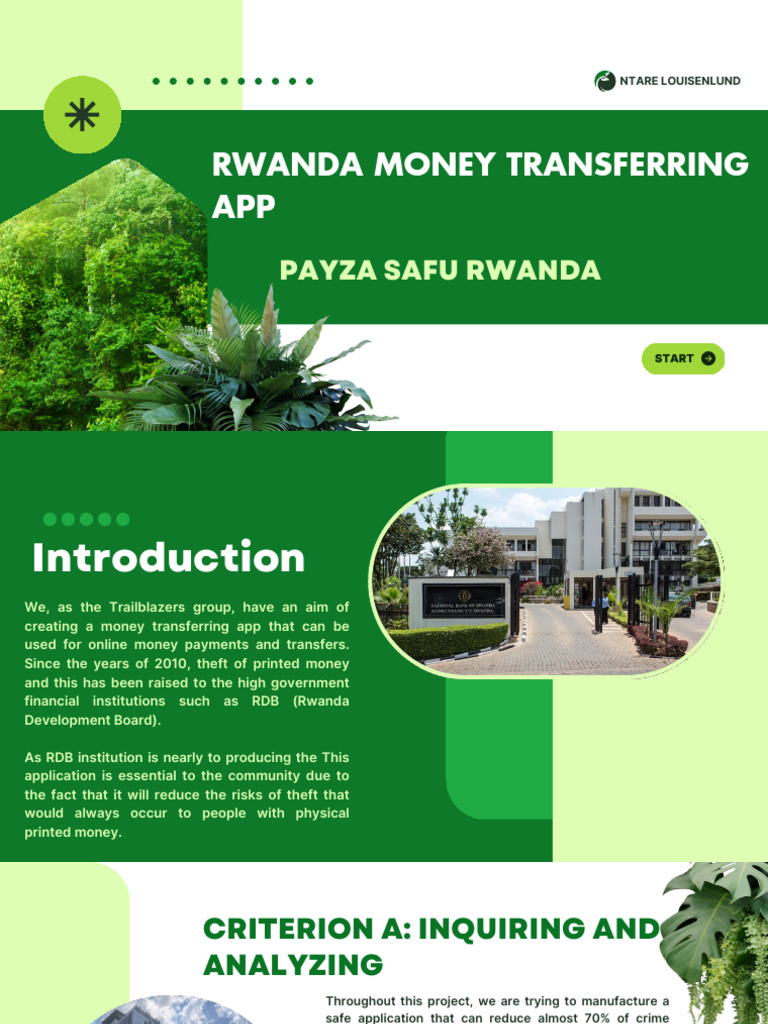 Rwanda Money Transferring App | PDF | Deforestation | Forest Management