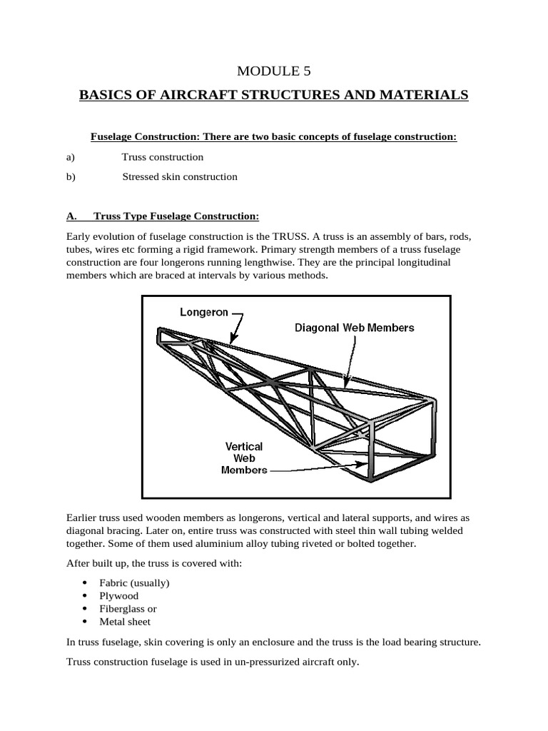 Mosule 5 Aircraft Structures and Materials | PDF | Deformation ...