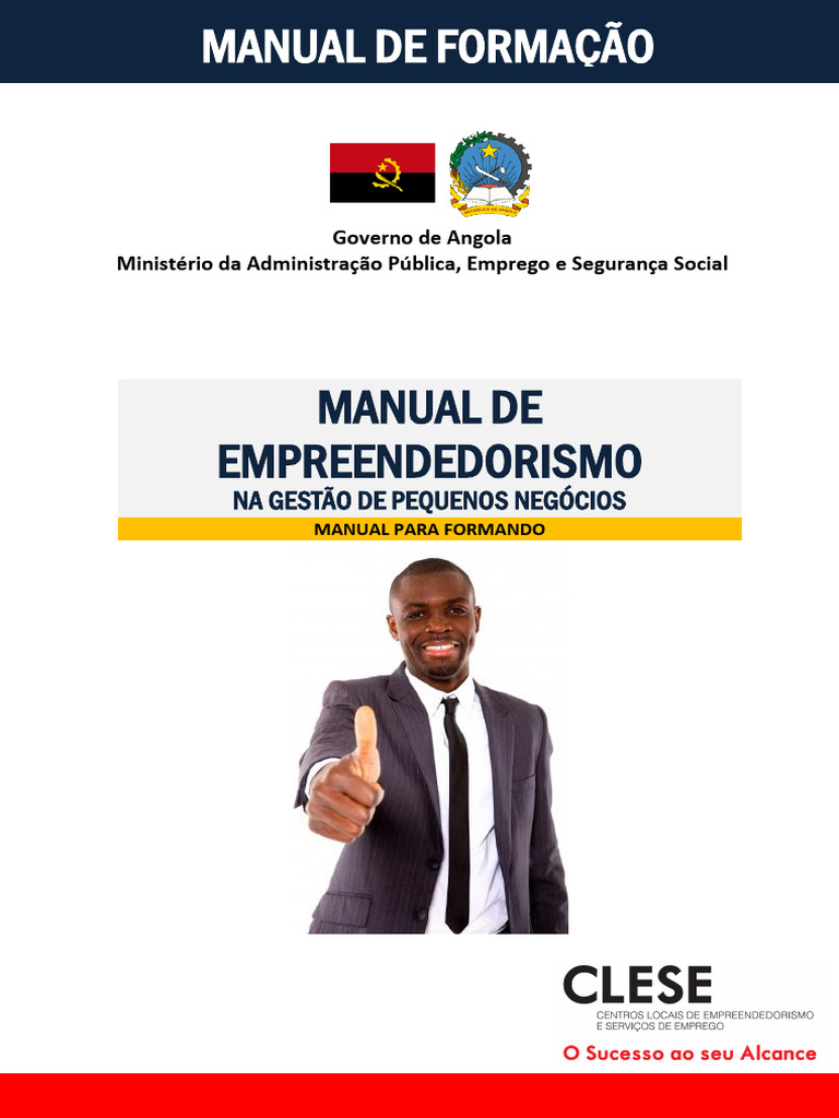 Manual Empreendedorismo - Manual Do Formando - Nova Edição | PDF ...
