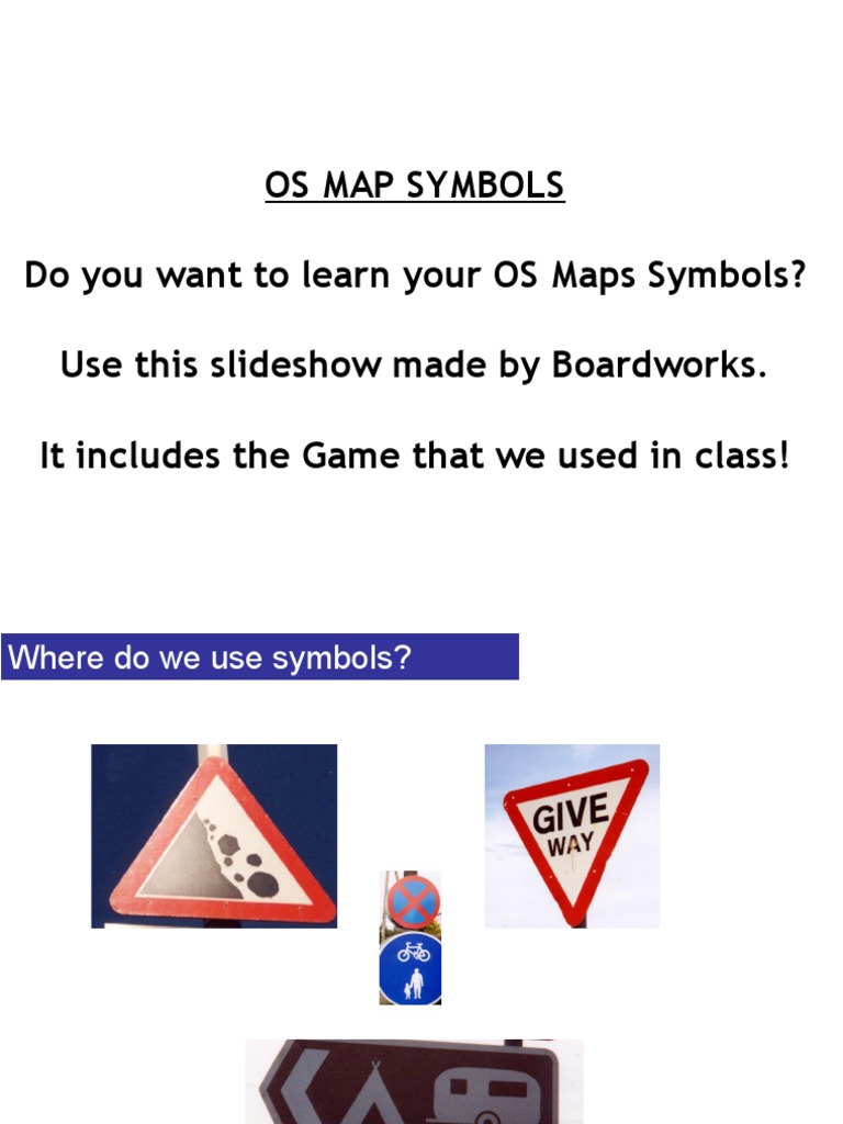 OS MAP SYMBOLS Do You Want To Learn Your | PDF