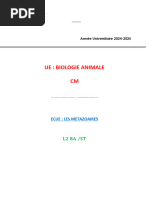 Définition et classification des métazoaires | PDF | Anatomie | Biologie