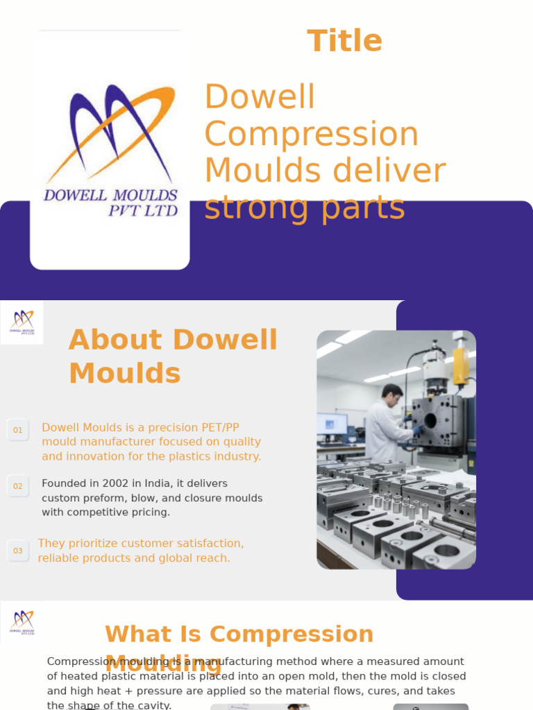 Compression Moulding - Dowell Moulds | PDF | Amorphous Solid | Plastic