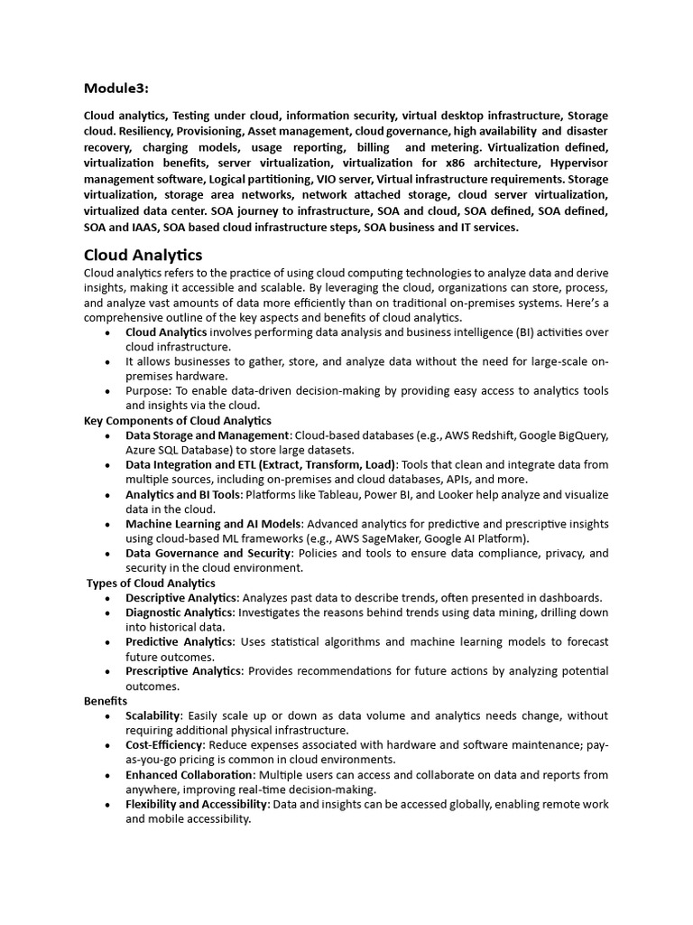 Cloud Computing Module - 3 | PDF | Virtualization | Cloud Computing