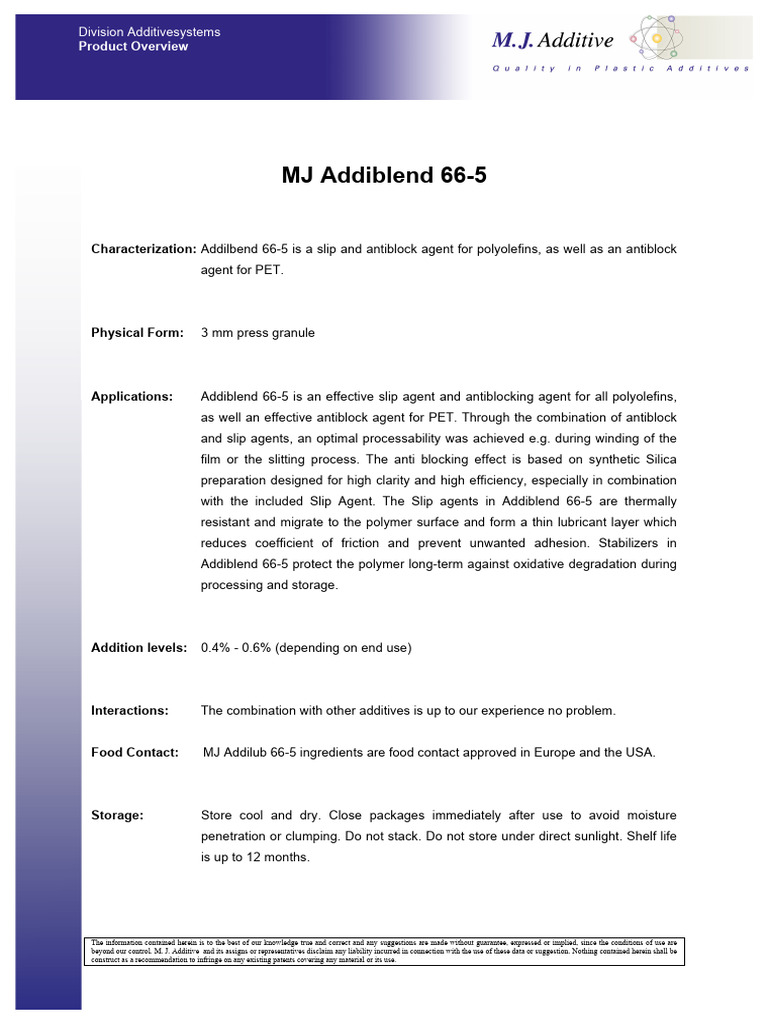 Anti Block | PDF | Lubricant | Industrial Processes