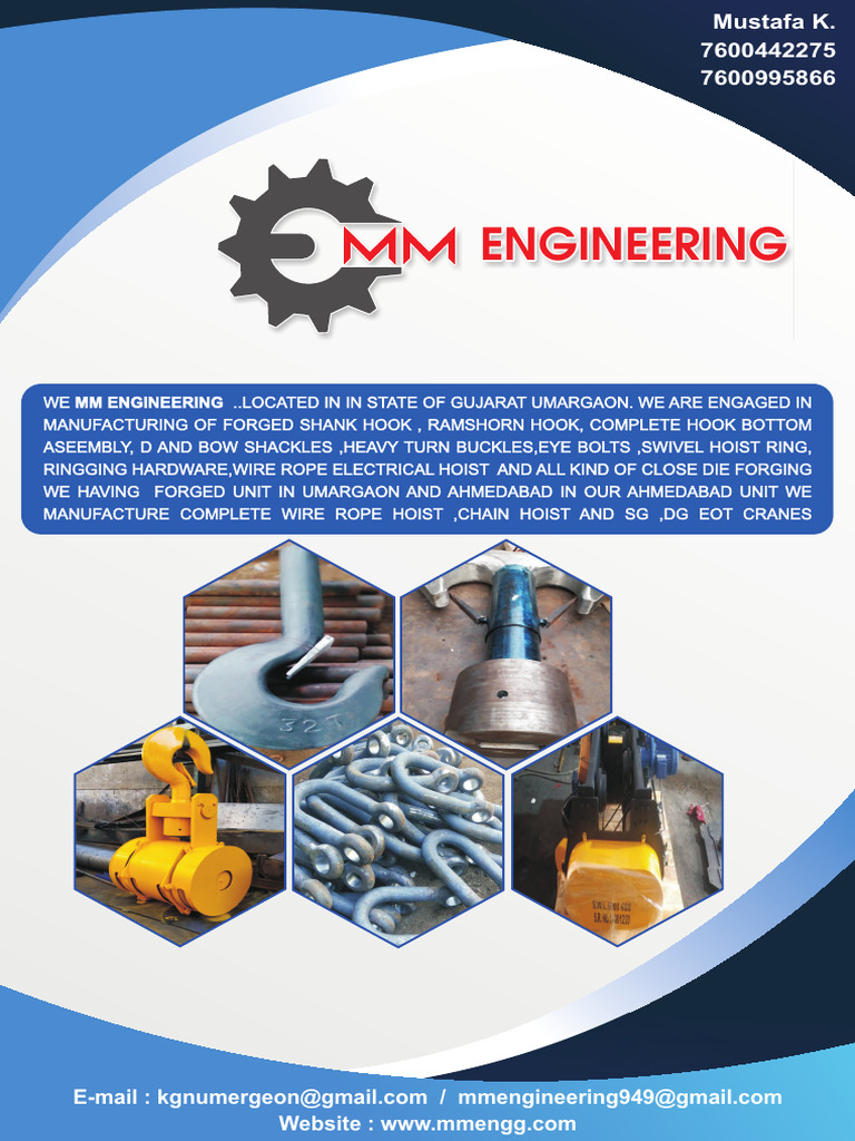 Mm Engineering Brouchere-2 | PDF | Screw | Industrial Processes