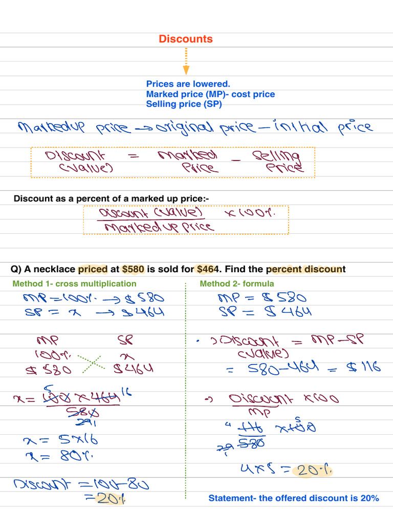 Discounts and Taxation (Grade 7 - 2026) | PDF | Taxes | Value Added Tax