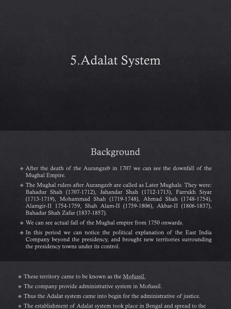 Adalat System | PDF