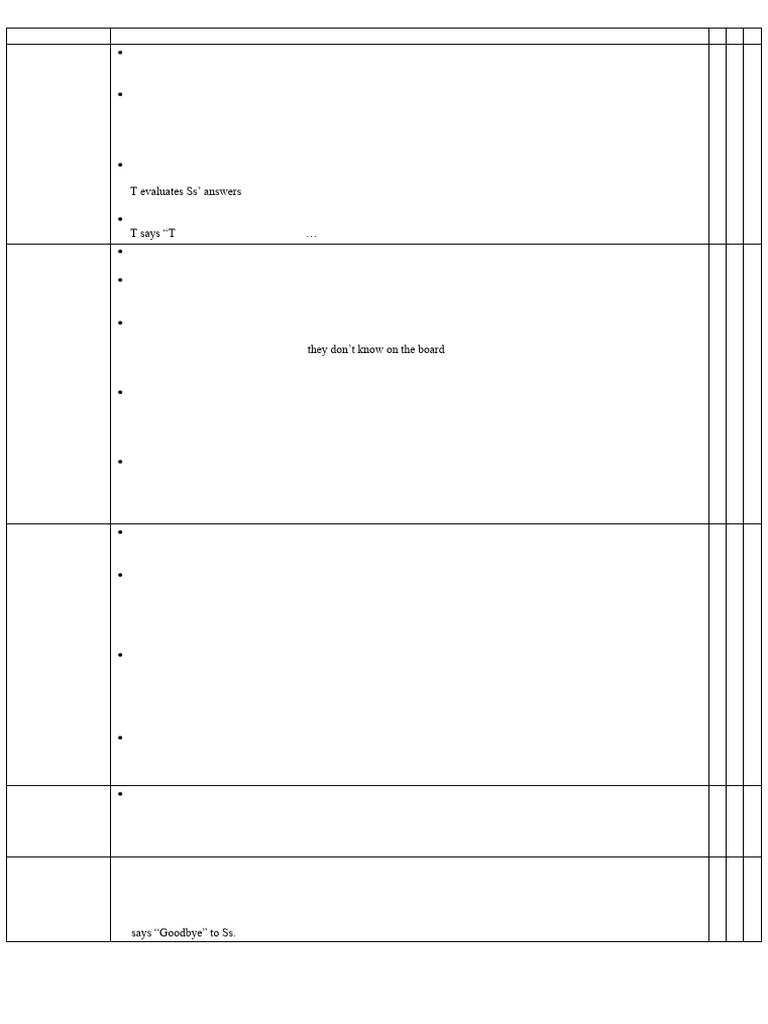 Lesson Plan For Reviewing | PDF | Vocabulary | Human Communication