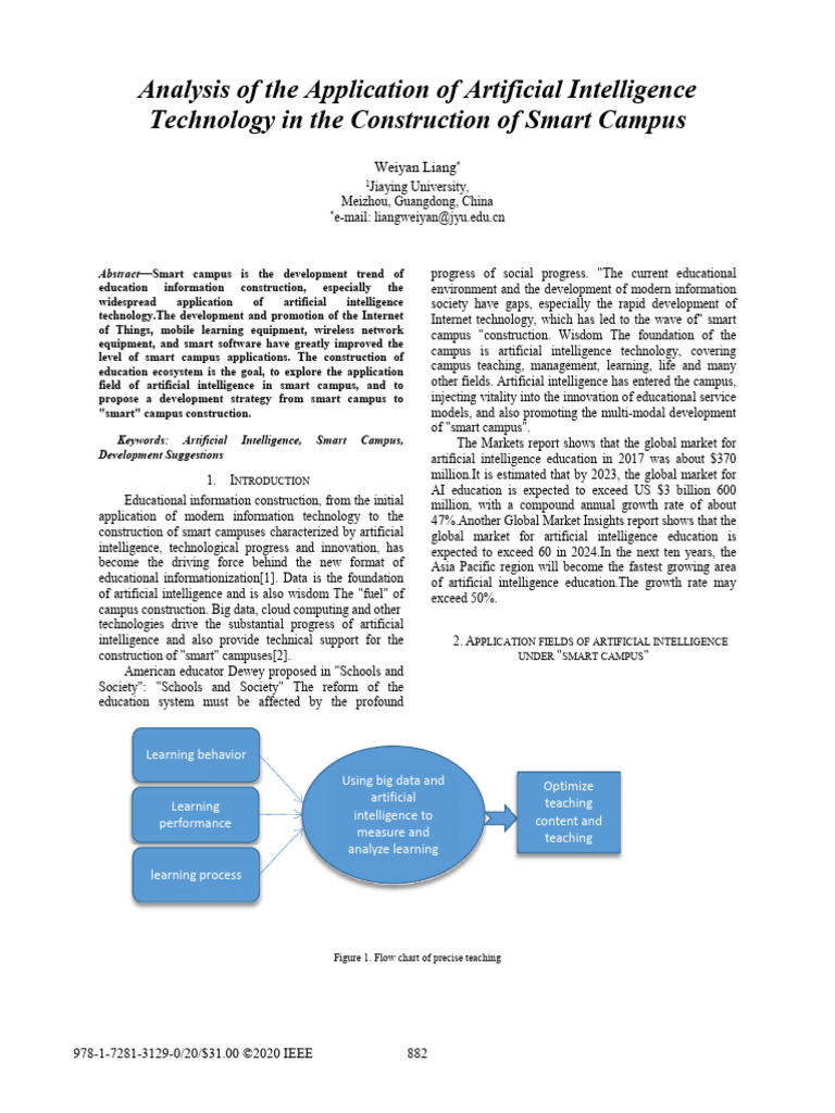 Smart Campus | PDF | Artificial Intelligence | Intelligence (AI ...