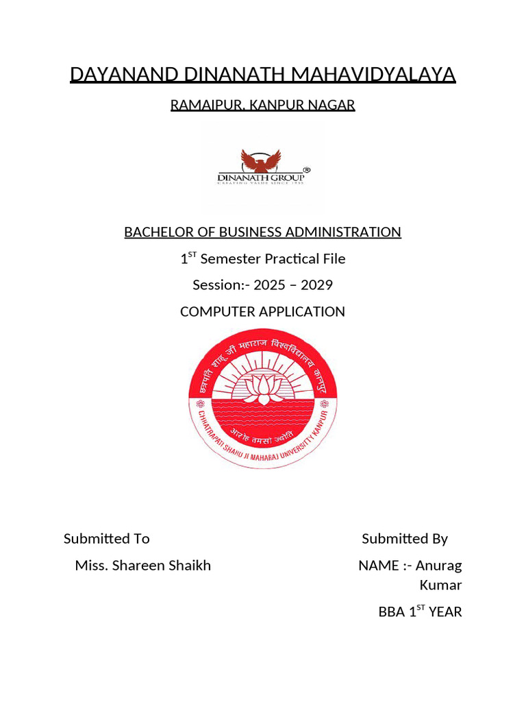 Anurag Kumar Logo of File | PDF