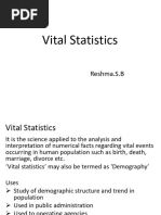 Vital Statistics Rate Calculations | PDF | Total Fertility Rate ...
