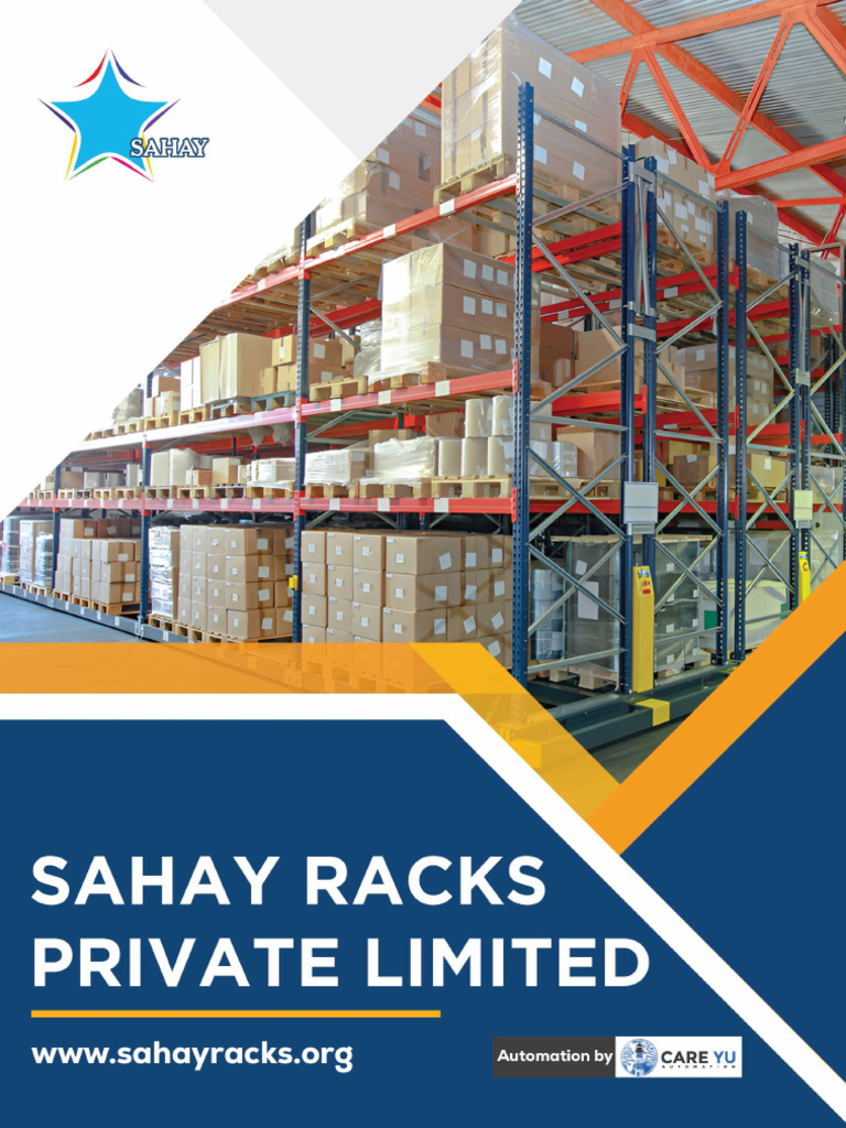 Sahay Racks PVT LTD Heavy Duty Racks Brochure | PDF