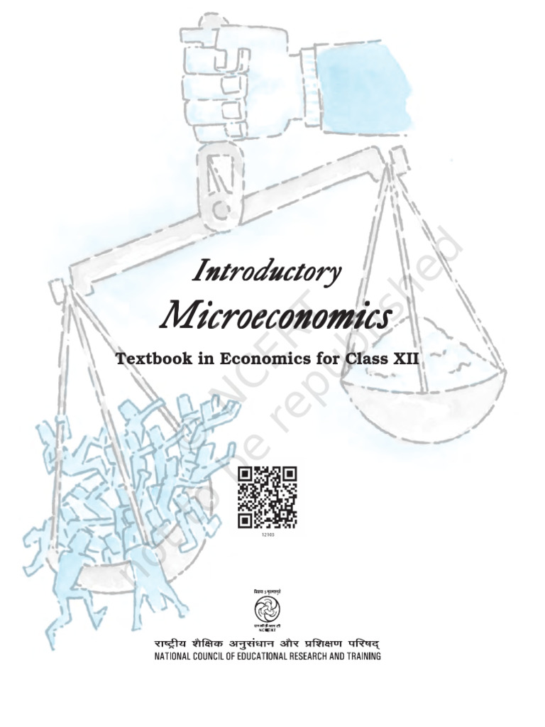 CLASS XII NCERT TEXTBOOK Economics Introductory Microeconomics PART - 1 ...
