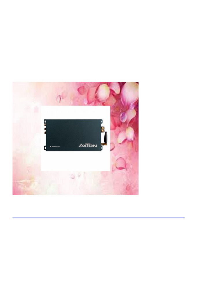 4972 AXTON A594DSP 4-Channel Amplifier With 6 DSP Channels Optical ...