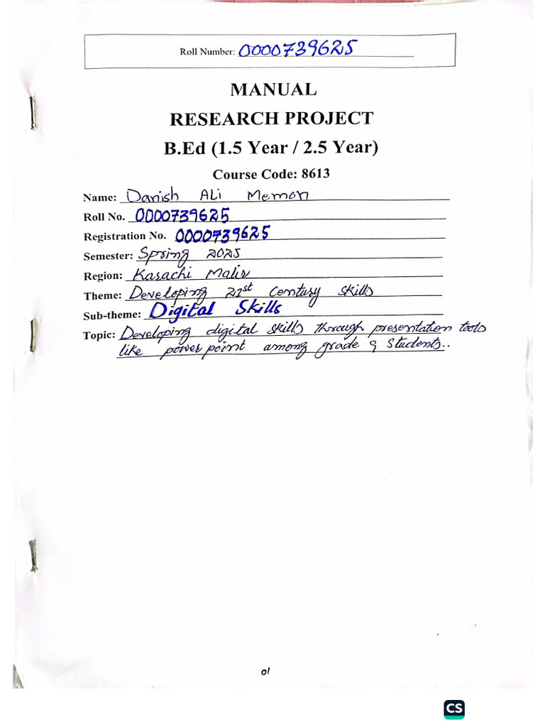 Research Project Danish B.ED | PDF