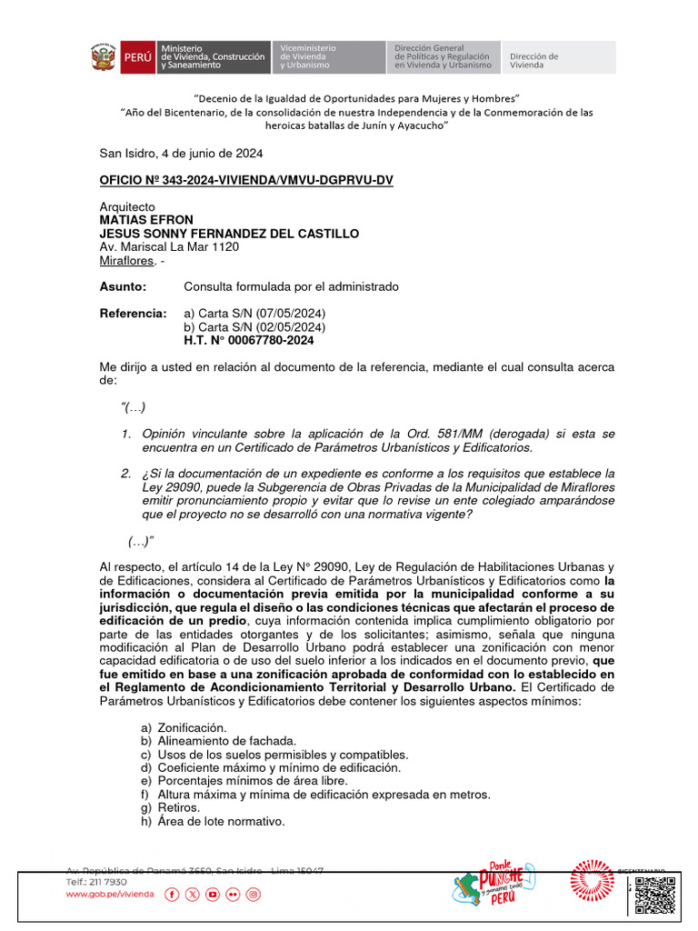 Carta_asei_171!3!14-Aplicación Ord Derogada Por Miraflores | PDF ...