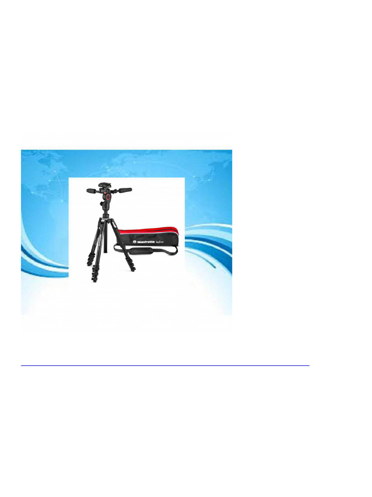 5390 Manfrotto Befree Advanced 3-Way Tripod Kit Tripod and Fluid Head ...