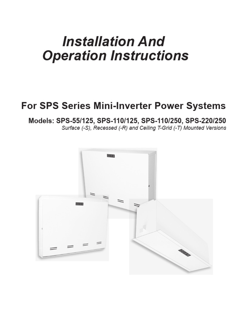ABC2 Inverter Instruction Sheet | PDF | Power Inverter | Electrical ...