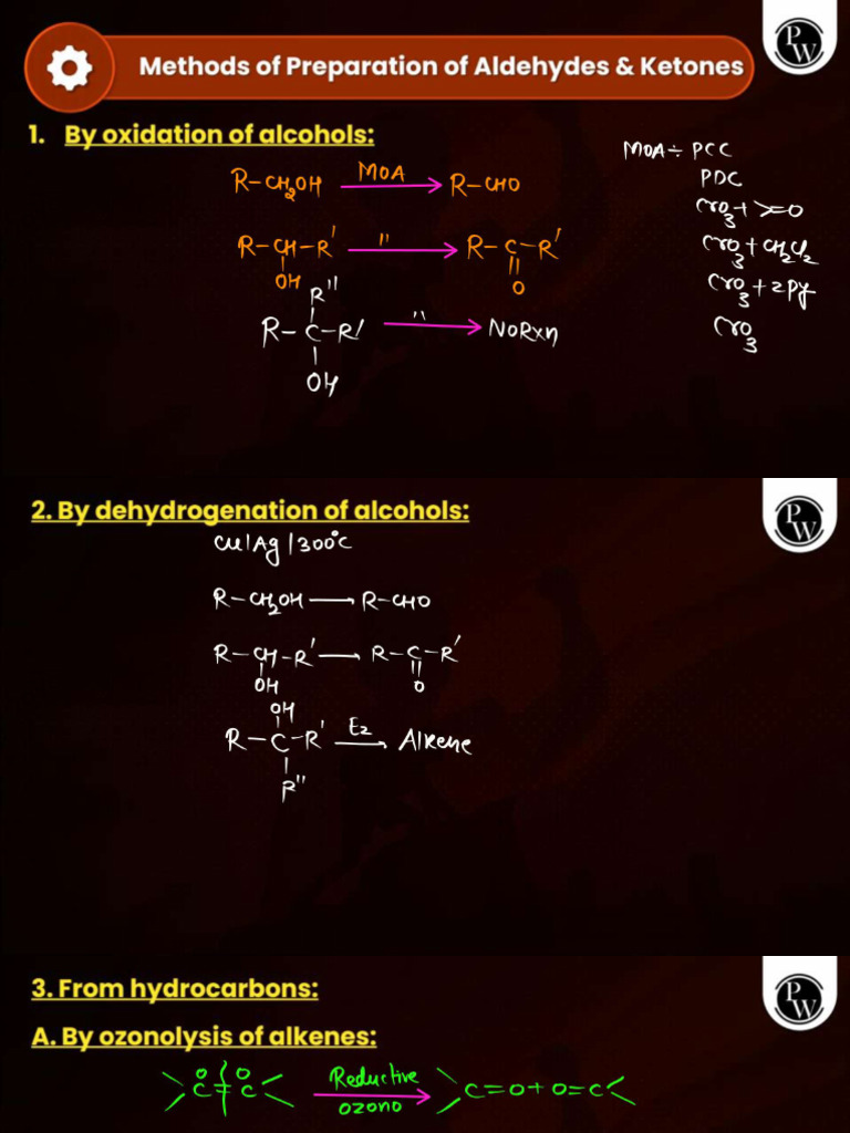 (Organic Chemistry) Aldehydes, Ketones and Carboxylic Acids_removed | PDF
