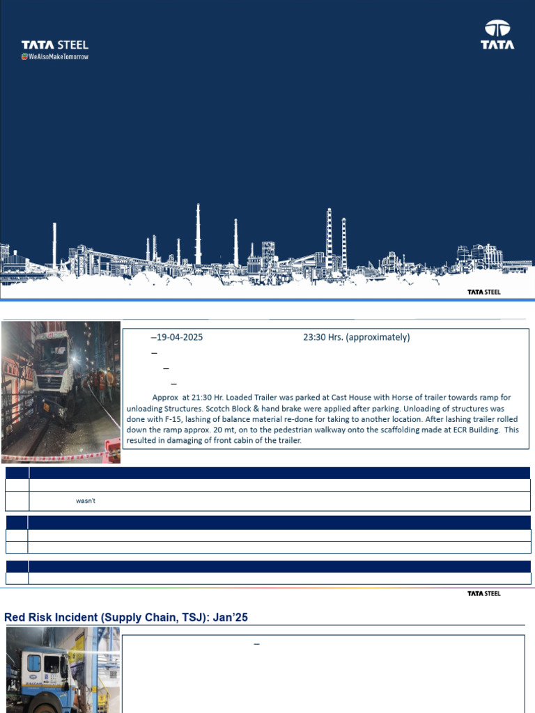 Red Risk Incident Recommendations (Roll Down Cases) | PDF | Trailer ...