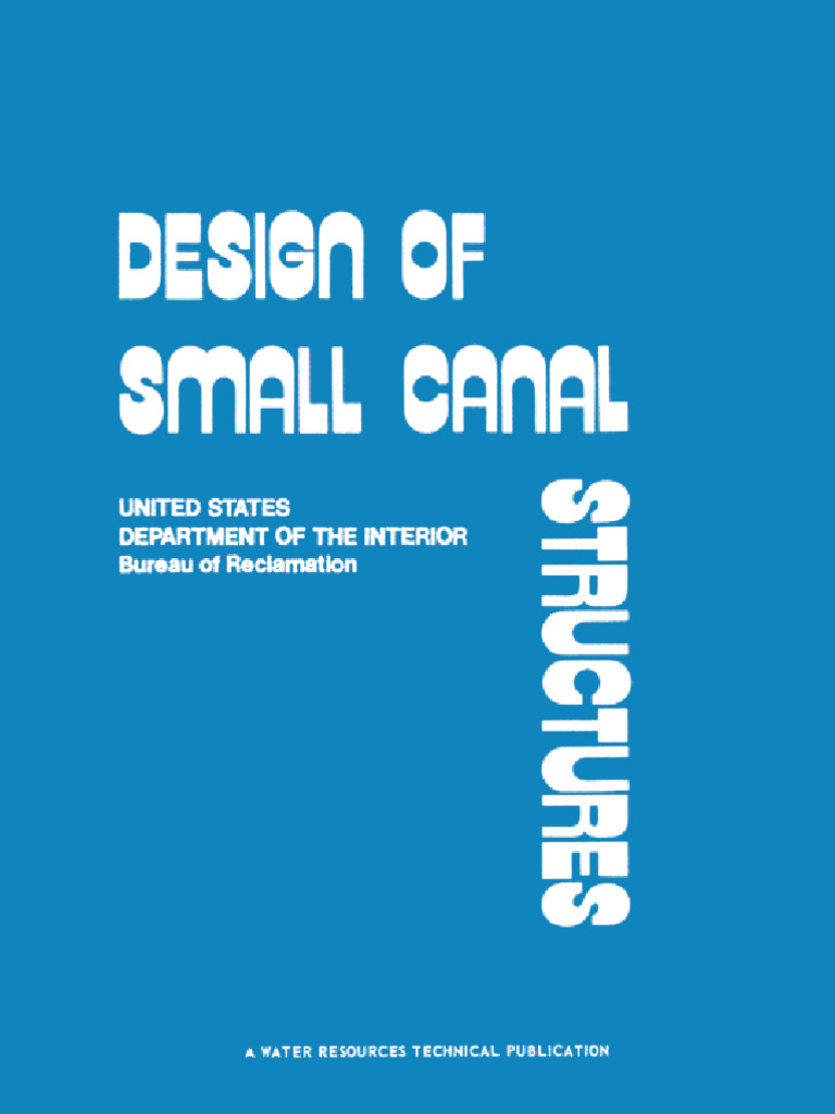 Design of Small Canals Structures complet | PDF | Spillway | Discharge ...