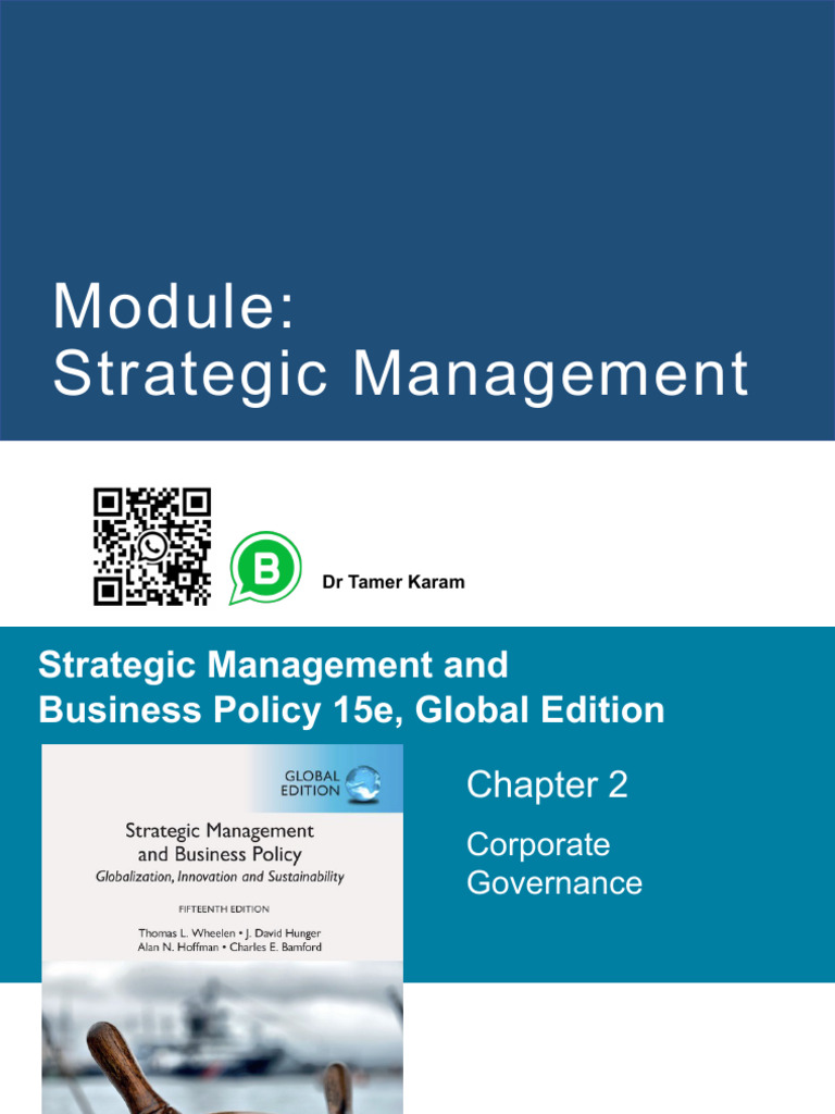 Ch 2_SM_Dr Tamer Karam | PDF | Board Of Directors | Corporate Governance