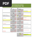 UAF Academic Calendar 2023-2026 | PDF | Educational Stages | Schools