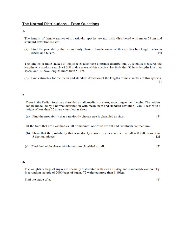 6 +the+Normal+Distributions | PDF