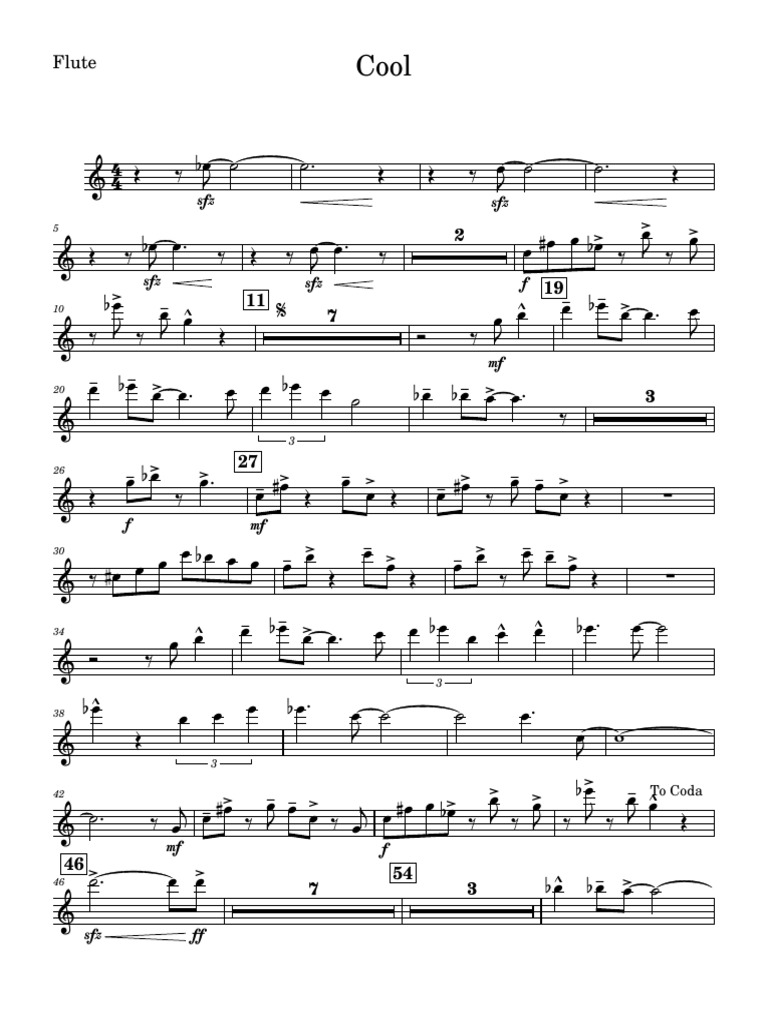 Cool - flute | PDF